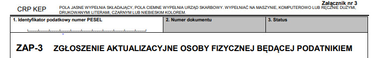 Co to jest ZAP-3? Kto go wypełnia i kiedy? » PITax.pl